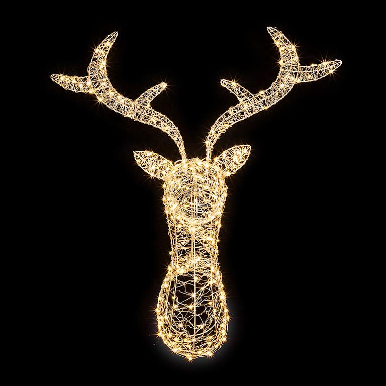 Abbott Stag Head LED Light Decoration | JSL Hardware