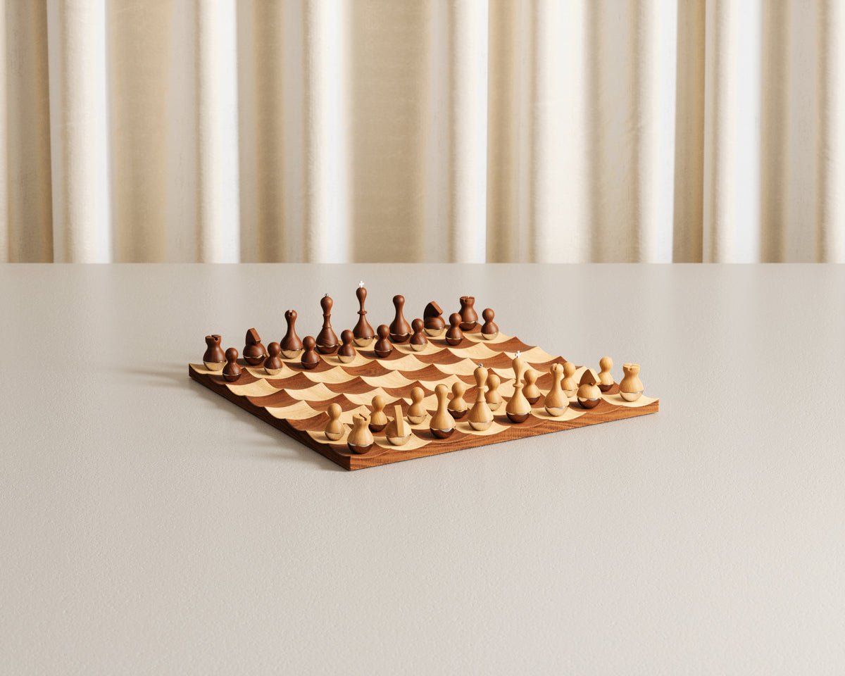 Umbra Wobble Chess Set | JSL Hardware