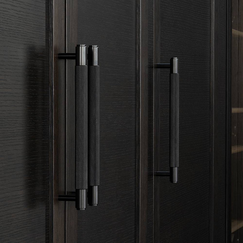 Buster + Punch Cross Knurled Cabinet Pull Bar — JSL Hardware